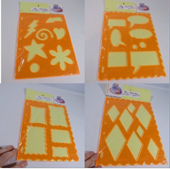 Fiskars | Office | Fiskars Shape Template 4 Shapes Bubbles Frames ...